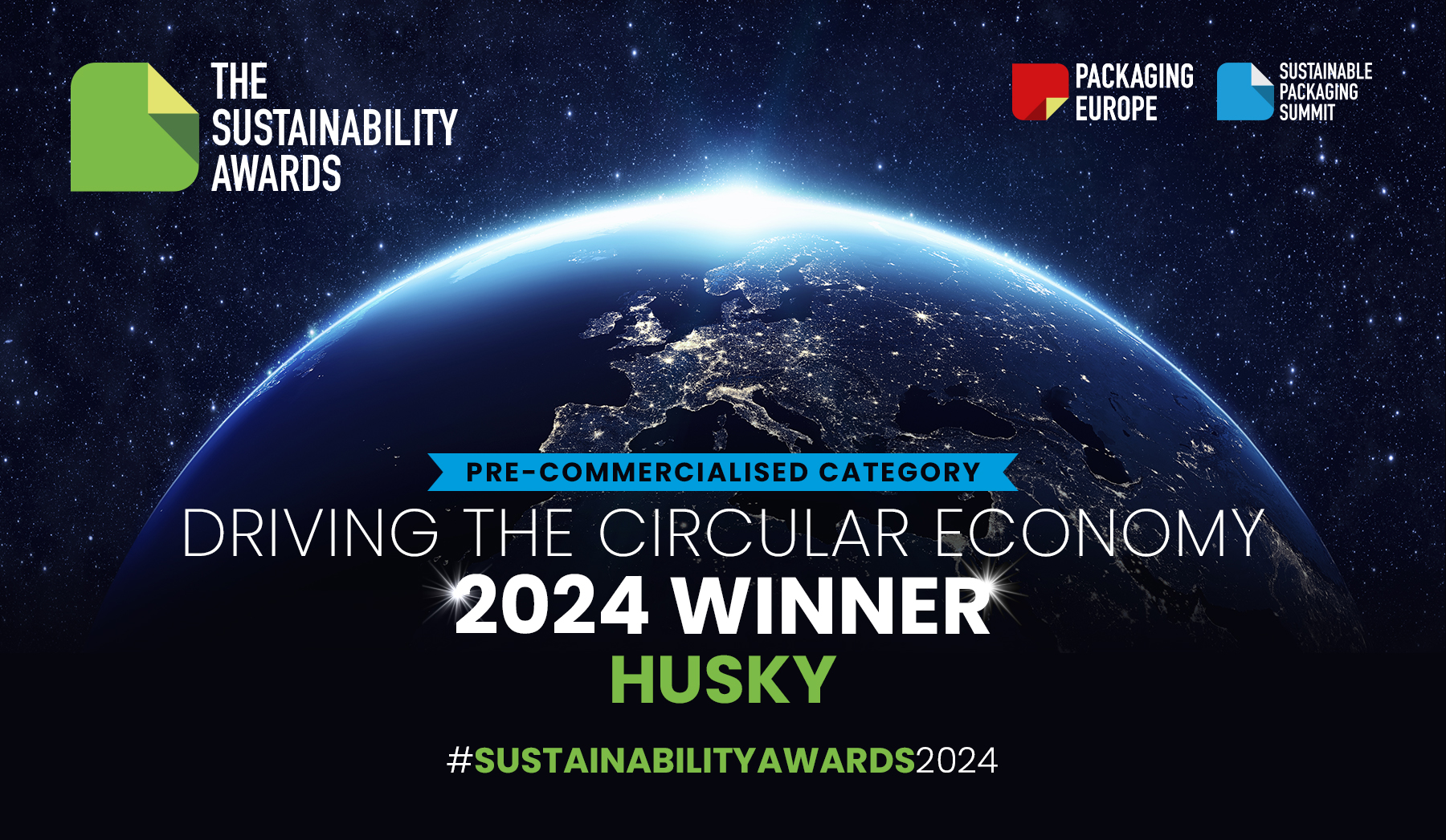 Husky’s PET closure wins Packaging Europe Sustainability Award ...